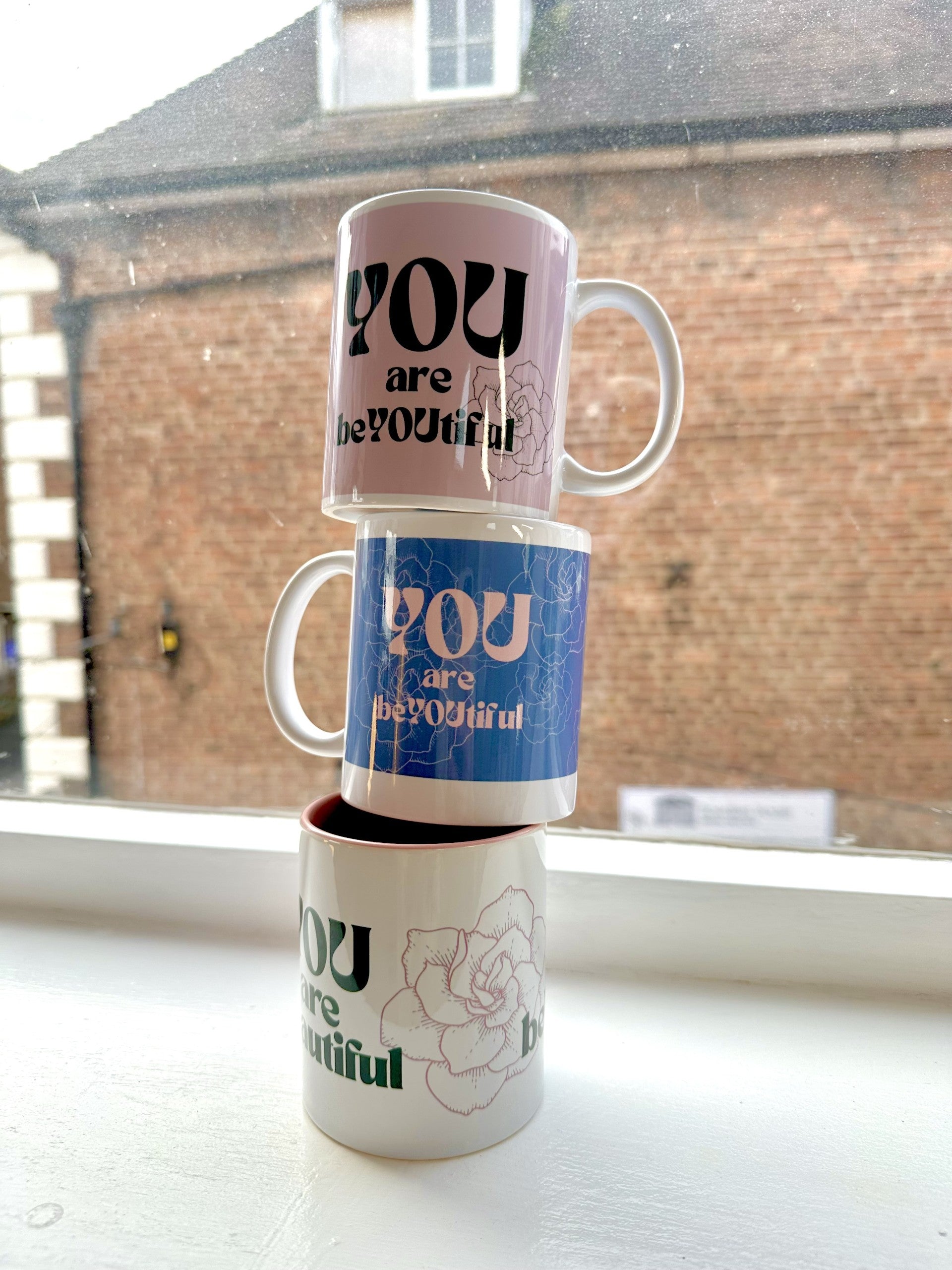 Just BeYOUtiful Mugs – YOU are beYOUtiful Ceramic Mug Set | UK